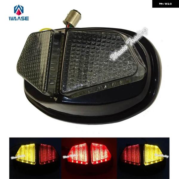 Eマークリアテールブレーキウィンカーウインカー インジケーター トライアンフ デイトナ 600 650 2003 2004 2005 統合LEDライト カスタム パーツ アクセサリーHigh-concerned chemical:NoneW...