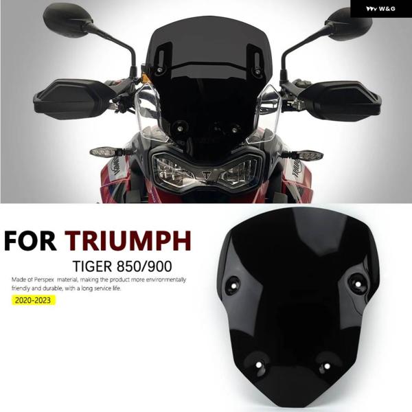 トライウムフTIGER850 TIGER900 タイガー850タイガー900 フロントガラス 風切りスポーツスクリーンタイガー850/900 フロントガラス カスタム パーツ アクセサリーHigh-concerned chemical:No...