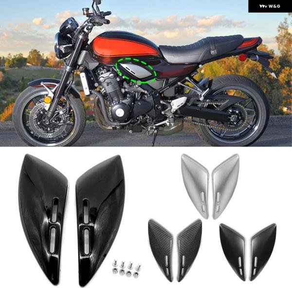 RS オートバイ タンクサイドカバー パネル 装飾 トリム サイド フレーム カバー アクセサリー カワサキ Z900RS 2018-2023-2023-2024 カスタム パーツ アクセサリーHigh-concerned chemical...
