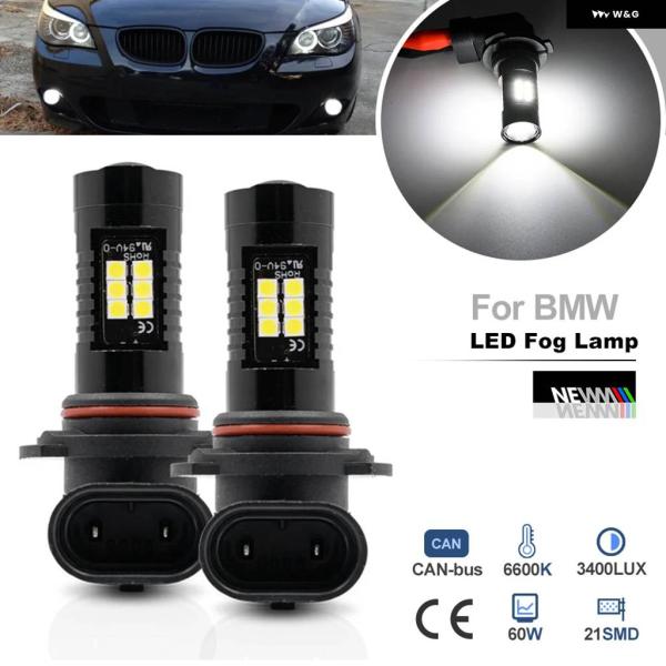 BMW 3シリーズ E46 コンバーチブルクーペ E90 E91 5シリーズ E39 E60 E61 HB4 9006 P22D LED フォグランプ バルブ CANBUS ヘッドランプ ドライビングライト カスタム パーツ アクセサリーH...