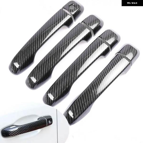 トヨタ ランドクルーザー プラド 150 J150 LC150 LC200 2010 - 2019 カーボン ドアハンドル カバー トリム カー スタイリング アクセサリー カスタム パーツ アクセサリーHigh-concerned che...