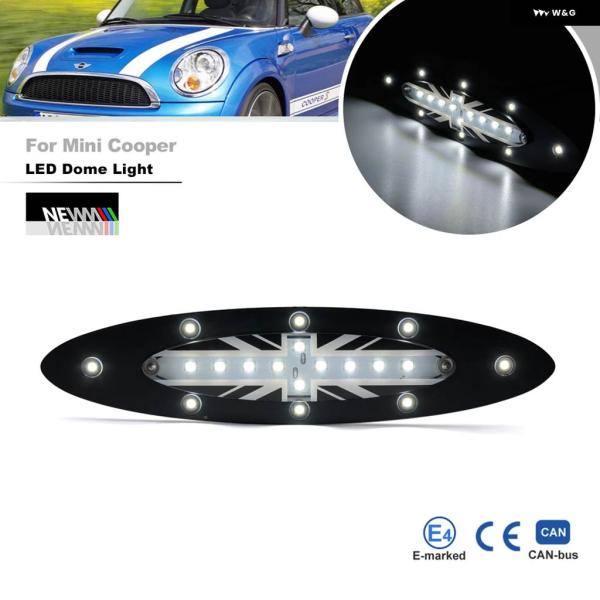 ミニクーパーR56ハッチ/ハードトップ 2006年 2007年 2008年 1X SMDホワイトLEDドーム ルーフ リーディングライトランプ CANBUS BIMMER 天井灯 カスタム パーツ アクセサリーHigh-concerned ...
