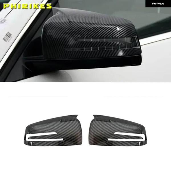 メルセデス ベンツ W176 W246 W212 W204 C117 X156 X204 W221 C218 A B C E S CLA GLA GLK CLASS BLACK サイドミラー キャップカバー カスタム パーツ アクセサリーH...