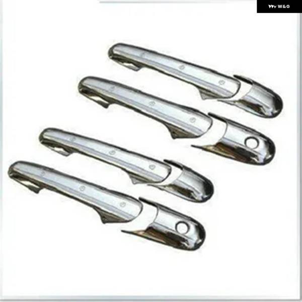 スズキ AERIO / LIANA 2001 - 09 クロームカー ドアハンドル カバー トリム ステッカー カスタム パーツ アクセサリーCategory:OtherType Of Sticker:Wrist Of Door Prote...