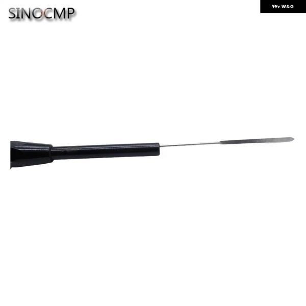 小型ブロック シボレー 80-305 327 350 383 400 1980-2002 フレキシブルブレイド ブラックアルミノブ エンジン ディップスティック カーパーツ ディップスティック カスタム パーツ アクセサリーHigh-con...