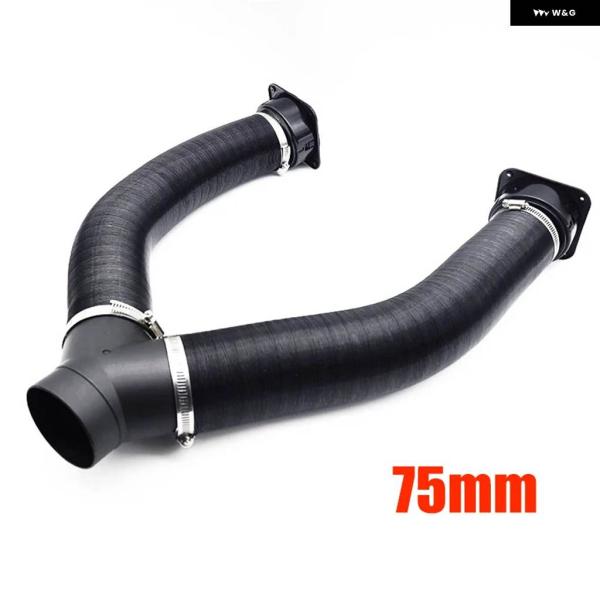 75MMエア パイプ ホースラインヒーター エアベント アウトレット フラットYピースコネクターセットウェバストドメティックプレーナー用ディーゼルヒーター用 カスタム パーツ アクセサリーHigh-concerned chemical:No...