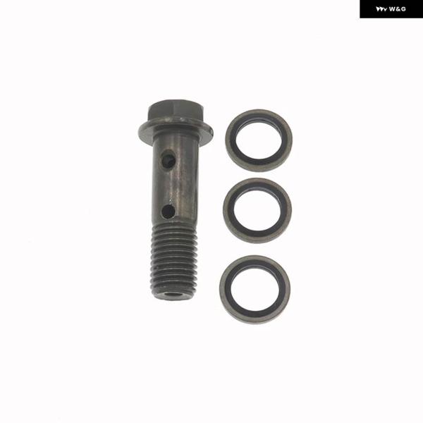 交換用 バイク ブレーキ 中空スクリュー M10 X 1.25 ブレーキ ダブルオイル パイプ バンジョーボルト ナット ボルト カスタム パーツ アクセサリーHigh-concerned chemical:NoneModel Name:M...