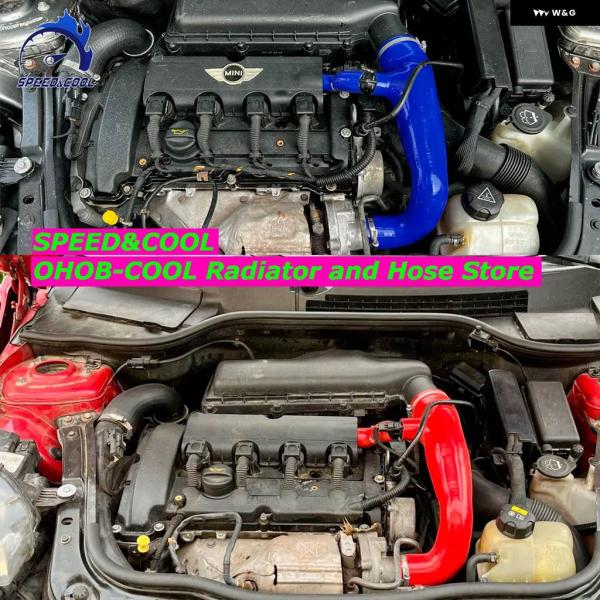 2007-2012年ミニクーパー S R55 R56 R57ターボN14 エンジン 搭載 車用シリコーンエアインテークインレットターボホースキット カスタム パーツ アクセサリーHigh-concerned chemical:NoneOth...