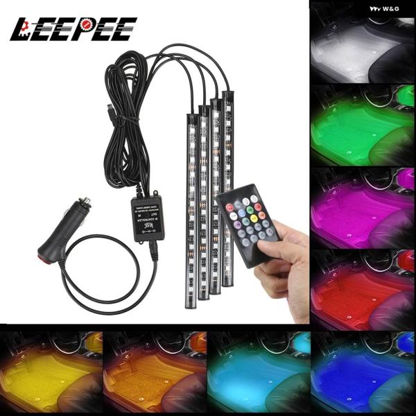 24/36/48/72 LED ストリップ アンビエントランプ 車内 装飾 ライト フットRGBライト スマートオートモーティブ 12V カスタム パーツ アクセサリーHigh-concerned chemical:NoneSpecial ...