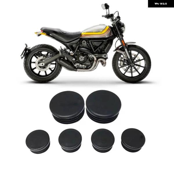 6枚セット フレーム ホールカバー キャップ プラグデコ ドゥカティ スクランブラー 800 400 2013年 - 20モデル フレーム キャップセット カスタム パーツ アクセサリーProtective parts:Frame Prot...