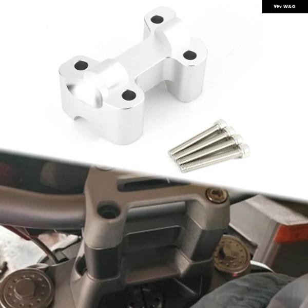 バイクハンドルバー マウントライザークランプ DUCATI MONSTER 659 696 795 1100 2009-2016 1.5インチ ハンドルバー ライザースペーサー カスタム パーツ アクセサリーHigh-concerned c...