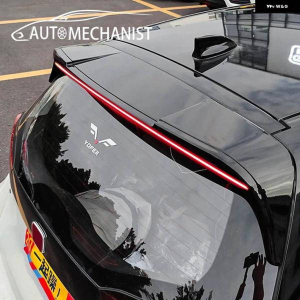 AUTOMECHANIST 12V 120CM ハッチバック ルーフスポイラー カスタムリアトランクリッド ウィングスポイラー SUV セダン スポイラー ライトストリップ カスタム パーツ アクセサリーHigh-concerned che...