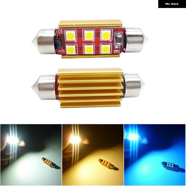 CANBUS LED 31MM 36MM 39MM 41MM 3030 6SMD DE3175 C5W C10W SV8.5 LED ライト ランプ 極性なし 12V 24V カスタム パーツ アクセサリーHigh-concerned ch...