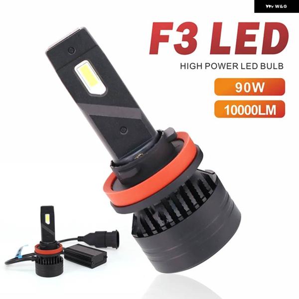 F3 H7 H4 オートLEDヘッドライトランプ 9012 HB3 HB4 9005 H1 H7 H4 90W 20000LM CANBUS CAR H11 LEDフォグランプ ヘッドランプ カスタム パーツ アクセサリーHigh-conc...