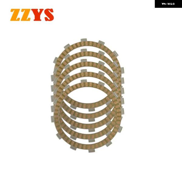 5PCS バイク クラッチ フリクション プレート ディスク キット KAWASAKI EL250 エリミネーター GPX250 GPX250R ZZR250 EL252 EL 252 F GPX ZZR 250 R カスタム パーツ アク...