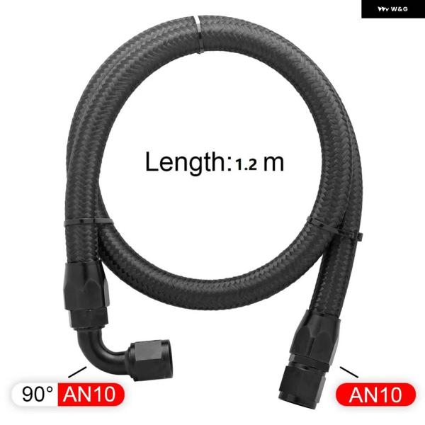 AN10 1M/1.2M ブレインオイルホースライン ホースチューブ 0〜45度 90度回転ホースエンドフィッティング カスタム パーツ アクセサリーSpecial Features:Fuel SupplyItem Diameter:0in...