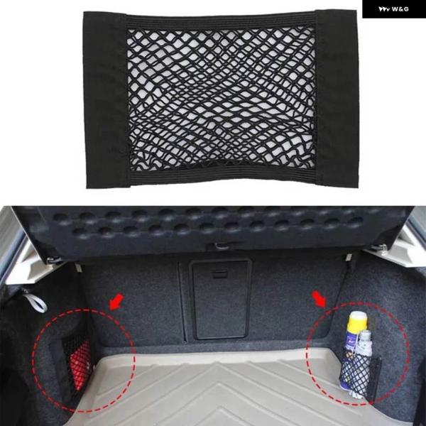 バックリアトランク収納バッグ ナイロンネット マジックステッカー フォルクスワーゲン ポロ 6R 9N VW ゴルフ 7 6 5 4 3 MK4 MK5 MK7 MK2 MK3 V GTI カスタム パーツ アクセサリーCategory:S...
