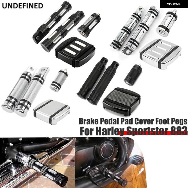 バイク用ブレーキペダルパッドカバー フットペグ ギアシフターペグ ハーレー スポーツスター 883 ダイナ ソフテイル ブレイクアウト カスタム ストリート XG750 カスタム パーツ アクセサリーHigh-concerned chemi...