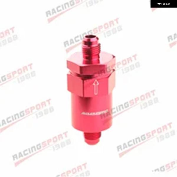 ADLERSPEED AN-6 AN6 6AN -6AN ビレットアルミ燃料フィルター 30ミクロンフィルター レッド カスタム パーツ アクセサリーSpecial Features:Billet Fuel FilterExternal T...