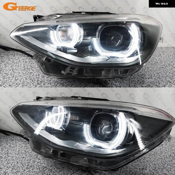 BMW 1 F20 F21 2011-2019 優デイライト ウルトラDTM M4スタイル LEDエンジェルアイ ハローリング カー カスタム パーツ アクセサリーHigh-concerned chemical:NoneCertificat...