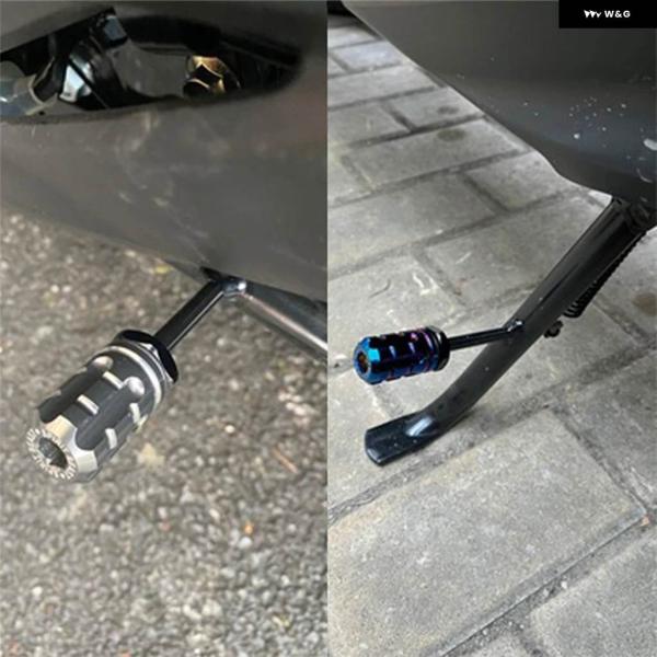 サイド フレーム 補助ブロック ホンダ NSS350 FORZA350 CB400X F CM300 オートバイ サイド スタンド 補助ブロック サポート キック ワイドナー カスタム パーツ アクセサリーProtective parts:...