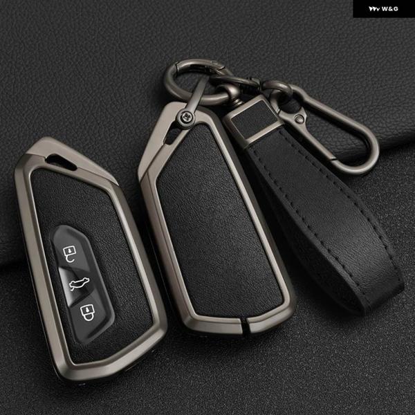 キーケースカバー VW フォルクスワーゲン ゴルフ 8 MK8 ID.3 ID.4 キュプラ シュコダ オクタビア A8 セアト レオン MK4 2020 2021 フォルメンター タラコ カスタム パーツ アクセサリーHigh-conce...