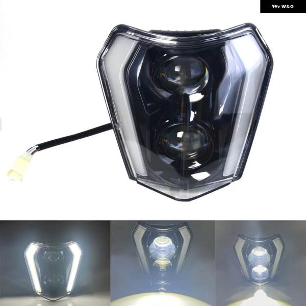 オートバイ LED ヘッドライト ヘッドランプ DRL ライト KTM EXC EXCF SX SXF XC 125 150 505 525 530 カスタム パーツ アクセサリーHigh-concerned chemical:NoneIt...