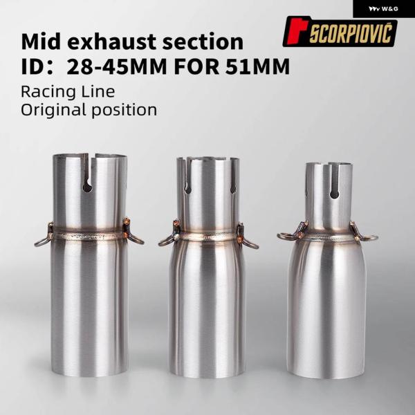28-45MM 51MMミッドセクション アダプター オートバイ カスタムマフラー カスタム パーツ アクセサリーHigh-concerned chemical:NoneOrigin:Mainland China28-45MM 51MM M...
