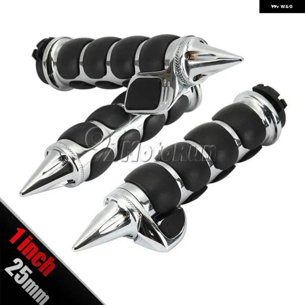 1インチ 25MM オートバイ ハンド グリップ ヤマハ V-STAR XVS 250 650 950 1100 1300 シルバラード XV1600 XV1700 XVZ1300 カスタム パーツ アクセサリーHigh-concerned...