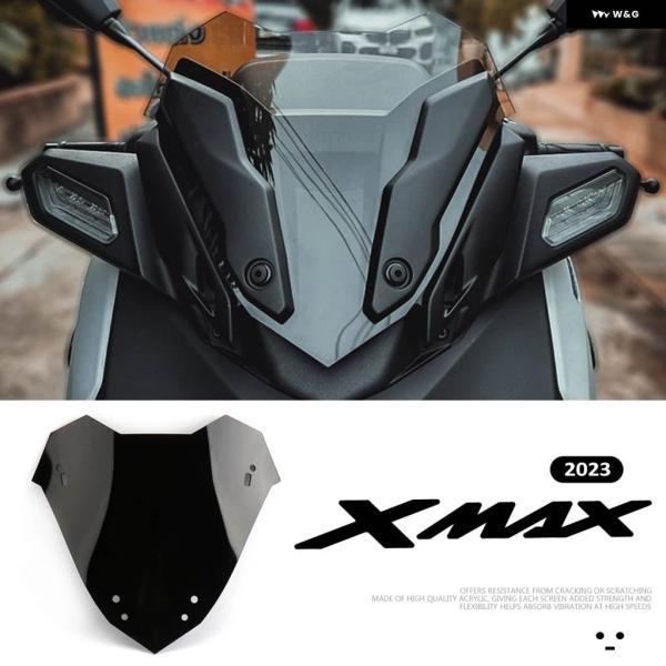 バイク ウインドスクリーン スモーキーブルー ウインドスクリーン スクリーン プロテクター ヤマハ X-MAX300 XMAX300 2023 2024 カスタム パーツ アクセサリーHigh-concerned chemical:None...