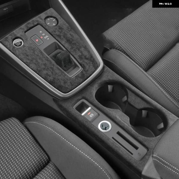 インテリア アウディ A3 S3 2021-2024 - ダッシュ センター コンソール ドア ステアリングホイール ギア シフト パネル オーバーレイ カスタム パーツ アクセサリーHigh-concerned chemical:None...