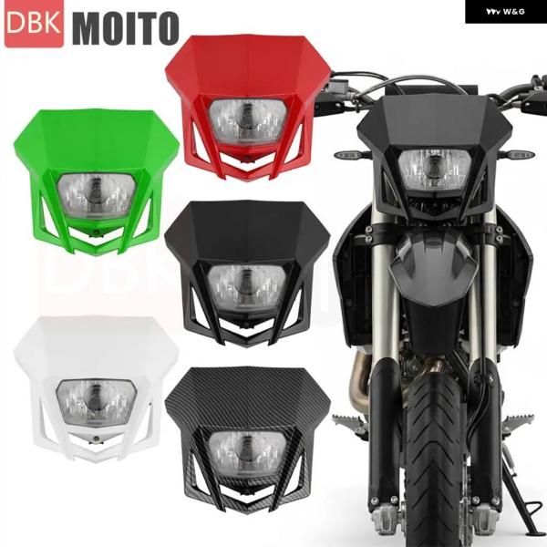 ホンダ CRF125F CRF150F CRF230F CRF250L CRF250F CRF300L CRF450L ダートピット バイク エンデューロ用 バイク ヘッドライト カスタム パーツ アクセサリーHigh-concerned ...