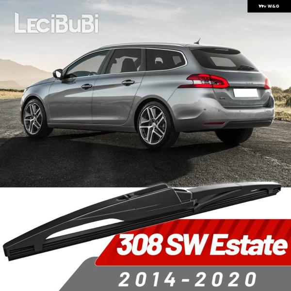 プジョー 308 SW T9 エステート 2014-2020 2015 - 19リア ウインドシールド ワイパー ブレード ウインドスクリーン ワイパー カスタム パーツ アクセサリーHigh-concerned chemical:None...