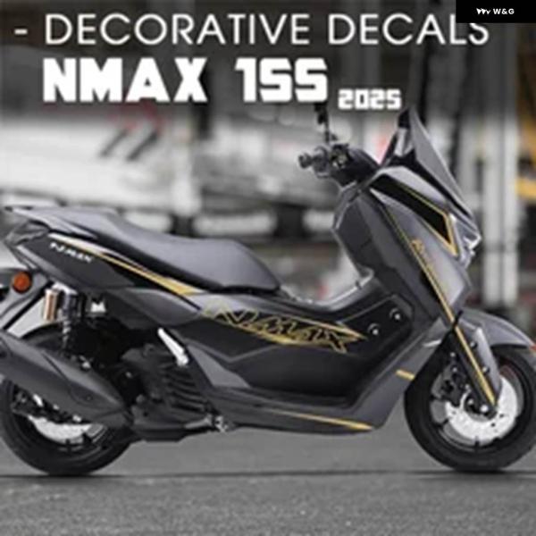 2025 NMAX155 ヤマハ N MAX 155 装飾 デカール ボディ デカール ステッカー N-MAX 155 デコレーション ステッカー NMAX カスタム パーツ アクセサリーHigh-concerned chemical:No...