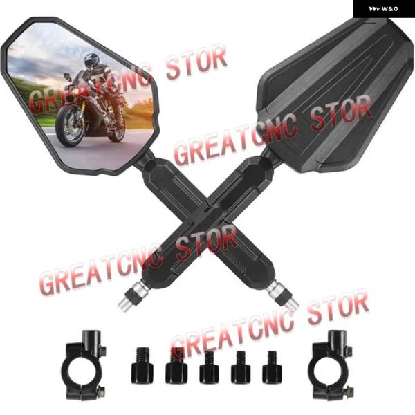 折りたたみ式 バイク ミラー オフロード ADV ワイドサイドミラー KTM 390 DUKE 790 890 ADVENTURE R 1050 1090 ADVENTURE /R用 カスタム パーツ アクセサリーHigh-concerne...