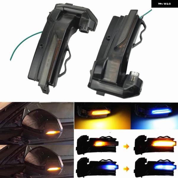 アウディ Q2 2018 2019 2000 Q3 F3 2019 2020 LED ダイナミック ウィンカー ライト サイドウィングミラー シーケンシャルランプ インジケーター カスタム パーツ アクセサリーHigh-concerned ...