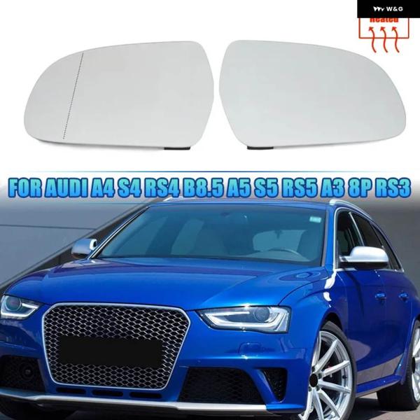 アウディ A4 S4 RS4 B8.5 2011-16 A5 S5 RS5 B8.5 10-16 A3 8P RS3 ミラー ガラス ドアウイング ミラー ヒーターサイドミラー ガラス カスタム パーツ アクセサリーHigh-concern...