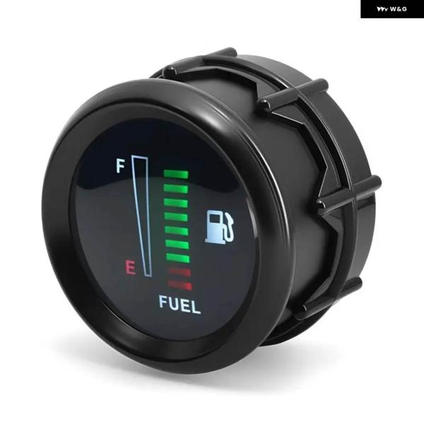 燃料計ミニメーター 2インチ 52MM 240-33Ω 車用 12V ディスプレイ 燃料レベルゲージ 10個LED オイルタンクレベルメーター LEDライト カスタム パーツ アクセサリーHigh-concerned chemical:No...