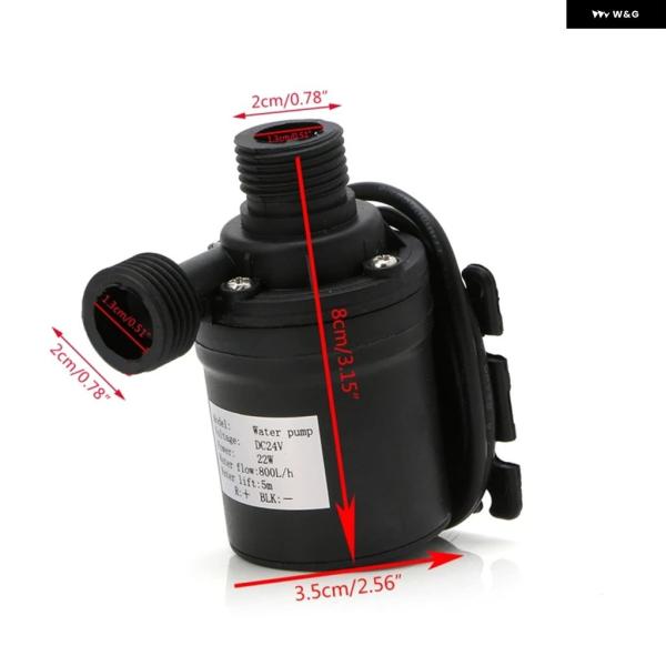 800L/H 5M DC 12V 24V ソーラー温水器 ブラシレスモーター 循環ウォーター ポンプ カスタム パーツ アクセサリーHigh-concerned chemical:NoneDoes it include batteries:...