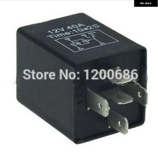 30A 12V タイムディレイリレー SPDT 5S 10S スイッチをオンにしてリレーが5秒/10秒遅れ カスタム パーツ アクセサリーHigh-concerned chemical:NoneTheory:Time RelayContac...