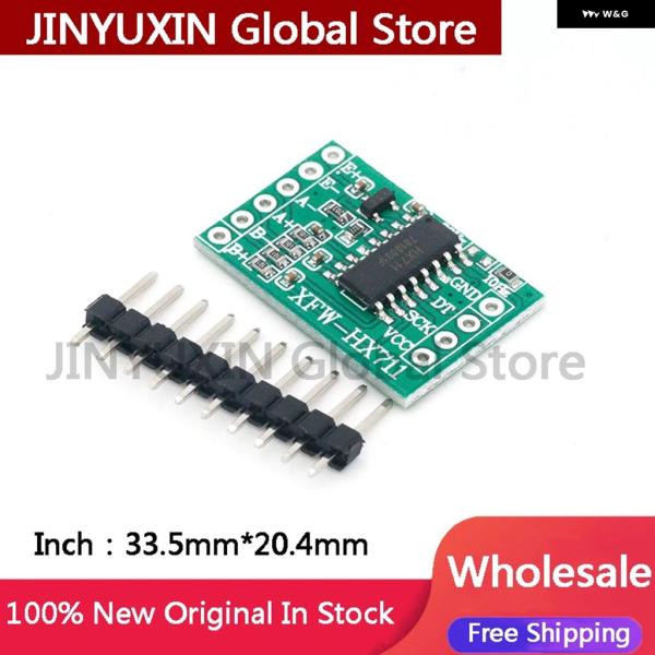 5個 HX711 デュアルチャンネル 24ビット A/D 制御 計量センサー モジュール シールド カスタム パーツ アクセサリーis_customized:YesModel Number:HX711Dissipation Power:in...