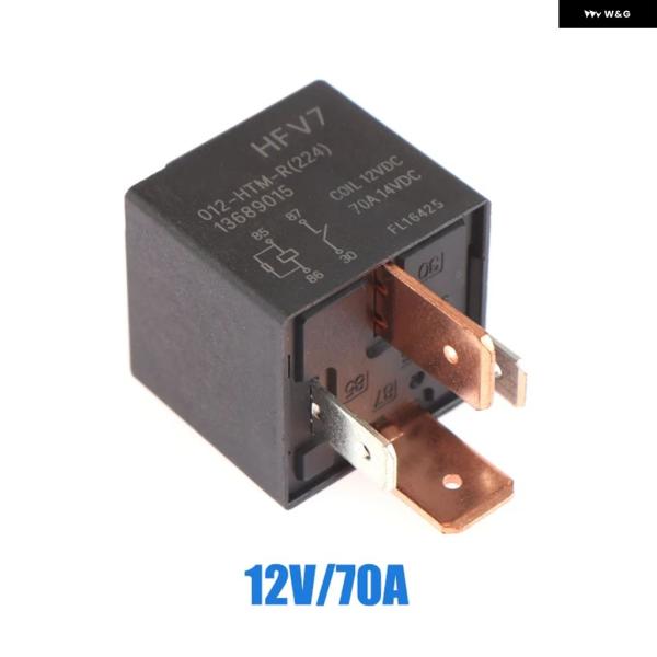 1個 12Vリレー HFV7-012-HTM-R 車載用 70A 12VDC 14VDC 4ピン カスタム パーツ アクセサリーHigh-concerned chemical:NonePower Source:DCTheory:Solid ...