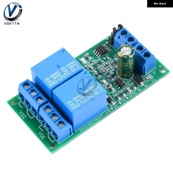 DCリレー モジュール セルフロック式インターロックリレー モジュール スイッチ コントローラ 基板高レベル低レベルトリガー5V12V24V カスタム パーツ アクセサリーEU LVD Voltage:Low voltage: Below ...