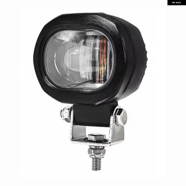 10W LED作業灯 フォーク リフト用 アルミスポットライト ハザード灯付き 赤色 12-80V 防水 安全灯 カスタム パーツ アクセサリーHigh-concerned chemical:NoneType:Work LightColor...