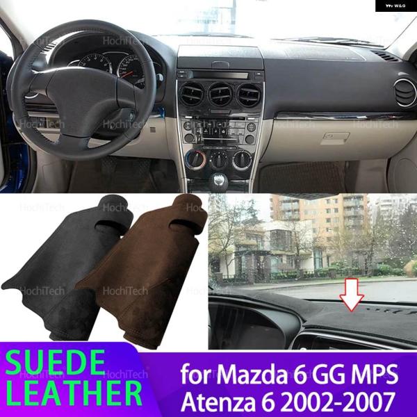 マツダ 6 GG1 MPS ATENZA 6 マツダ SPEED 2002-2007 カーダッシュマット ダッシュボード カバー スエードレザー ダッシュマット パッド サンシェード アクセサリー カスタム パーツ アクセサリーHigh-c...