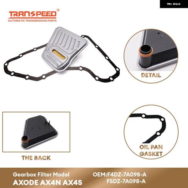 F4DZ-7A098-A AXODE AX4N AX4S オートオイル フィルター ガスケットキット F5DZ-7A098-A フォード カスタムパーツ アクセサリー 交換用部品Hign-concerned Chemical:NoneMod...