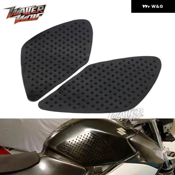 タンク パッド スズキ GSR 600 HAYABUSA GSX1300R GSXR 1000 K9 オートバイ バイク 滑り止め サイドタンク トラクション パッド デカール ステッカー カスタムパーツ アクセサリー 交換用部品Hign-...