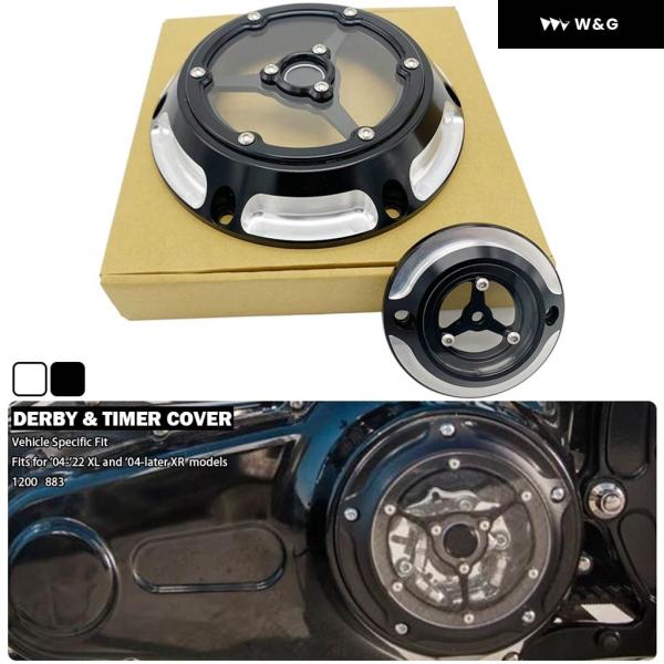 エンジン クラッチ タイマー シールド ダービー カバー ハーレー スポーツスター 883 XL883 883L ロー XL883L XL883R 50周年 記念 XL50 アイアン XL883N カスタムパーツ アクセサリー 交換用部品P...