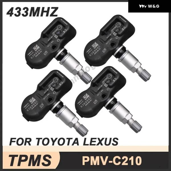 TPMS タイヤエア圧 センサー トヨタ カムリ カローラ FJ クルーザー RAV4 レクサス ES GS LC LX LS 42607-02031 433MHZ 4個 カスタムパーツ アクセサリー 交換用部品Hign-concerned...