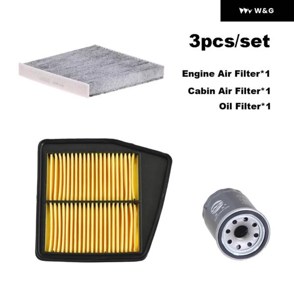 3個 フィルターセット ホンダ SPIRIOR CU1 2.0L 2009-2014/ ACCORD VIII 2008- ACキャビン エンジン エアクリーナー オイル フィルター アクセサリー カスタムパーツ アクセサリー 交換用部品I...